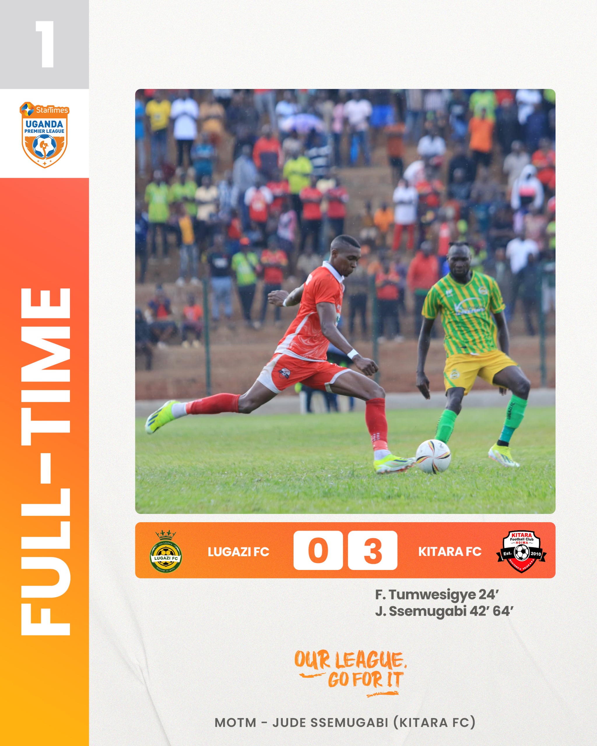 Lugazi FC vs Kitara FC - Uganda Premier League - Official Website