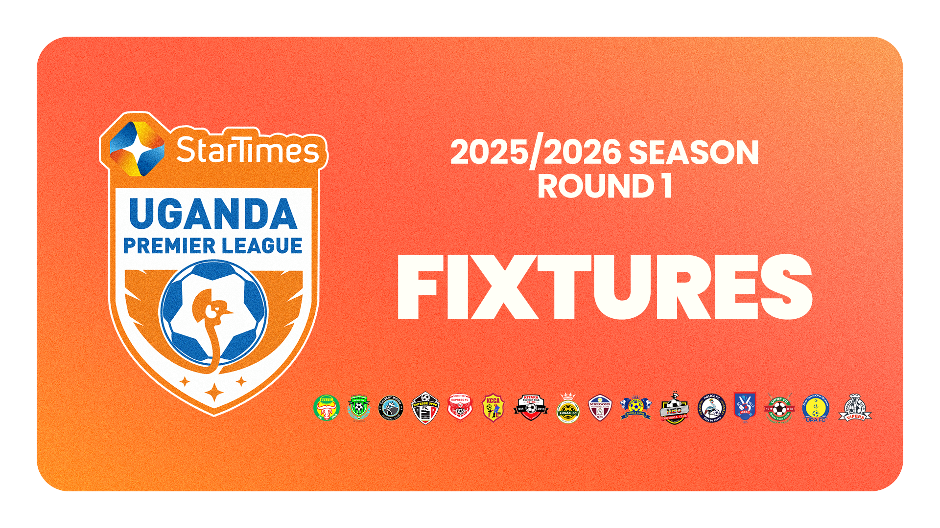 Fixtures for 2025/26 Season Released - Uganda Premier League - Official ...